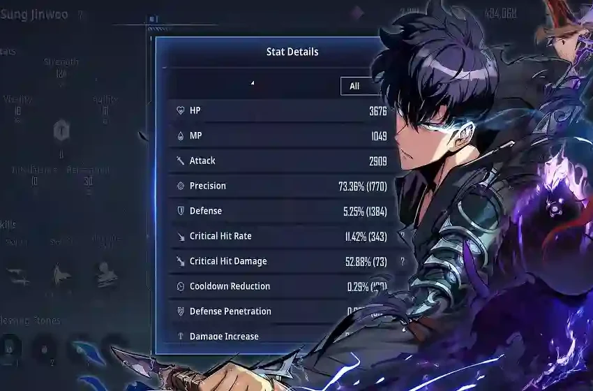 Solo Leveling Characters: Detailed Stats, Weapons, And Skills