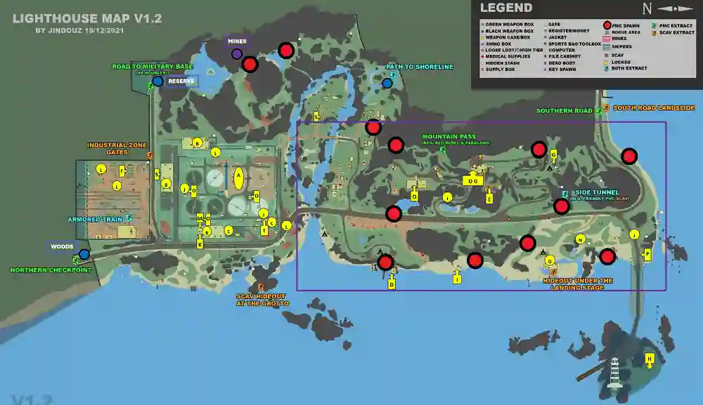Lighthouse map Tarkov: Danger Awaits at Every Corner- Bitoll